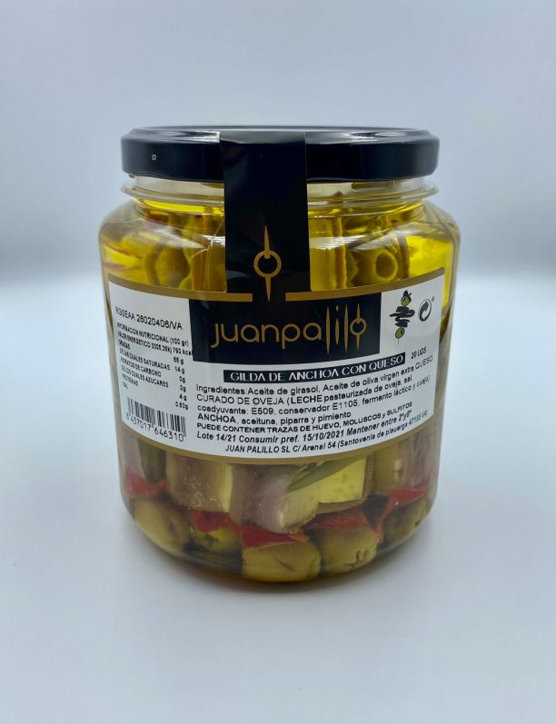 Gilda de Anchoa con Queso JuanPalillo (20 Palillos) – Comercial ...